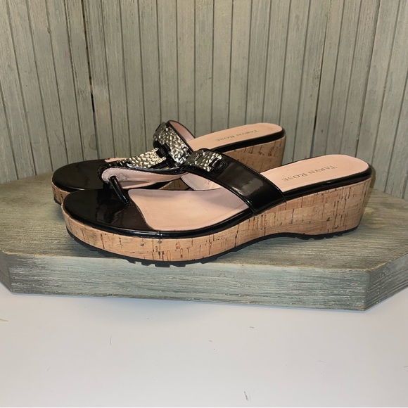 Taryn Rose | Shoes | Taryn Rose Black Thong Nelly Sandals 8m | Poshmark